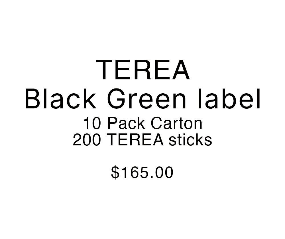 Shop :: TEREA :: 10 Pack (Carton) :: TEREA Black Green 10 Pack Carton