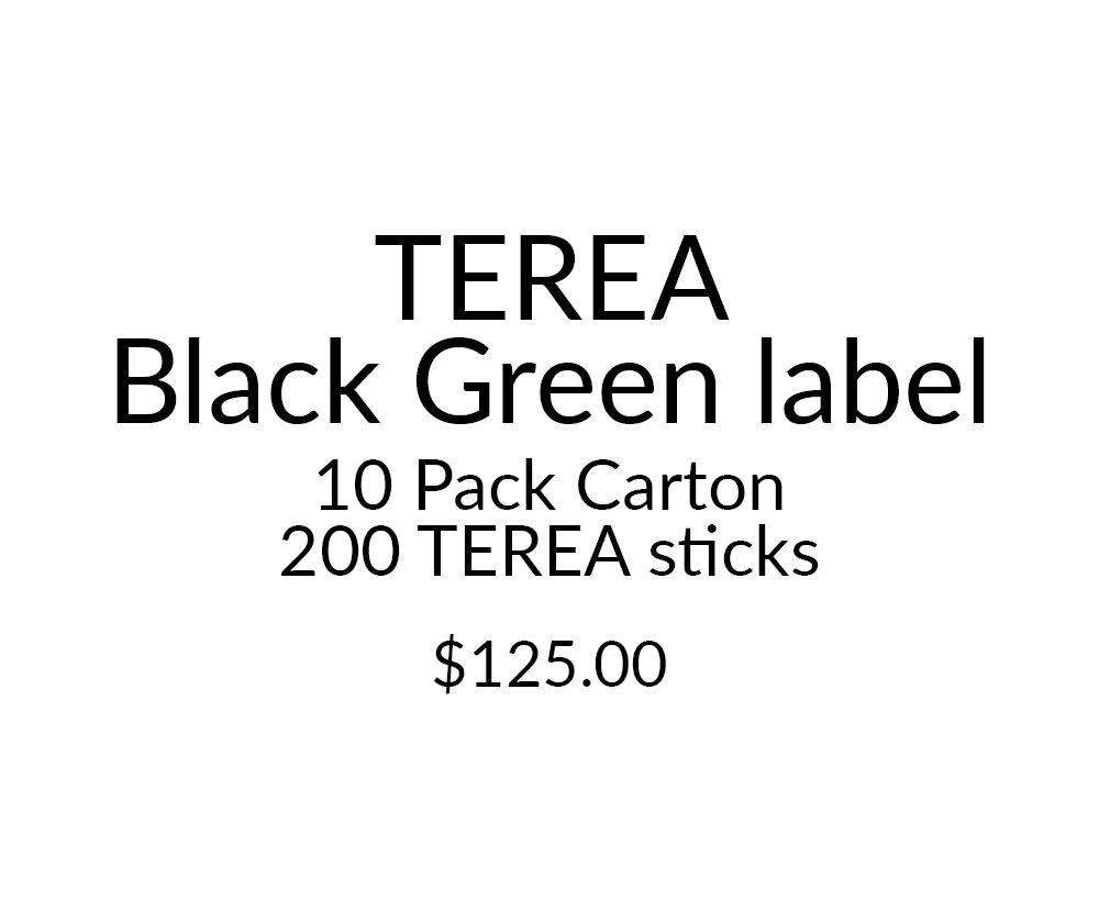 Shop :: TEREA :: 10 Pack (Carton) :: TEREA Black Green 10 Pack Carton